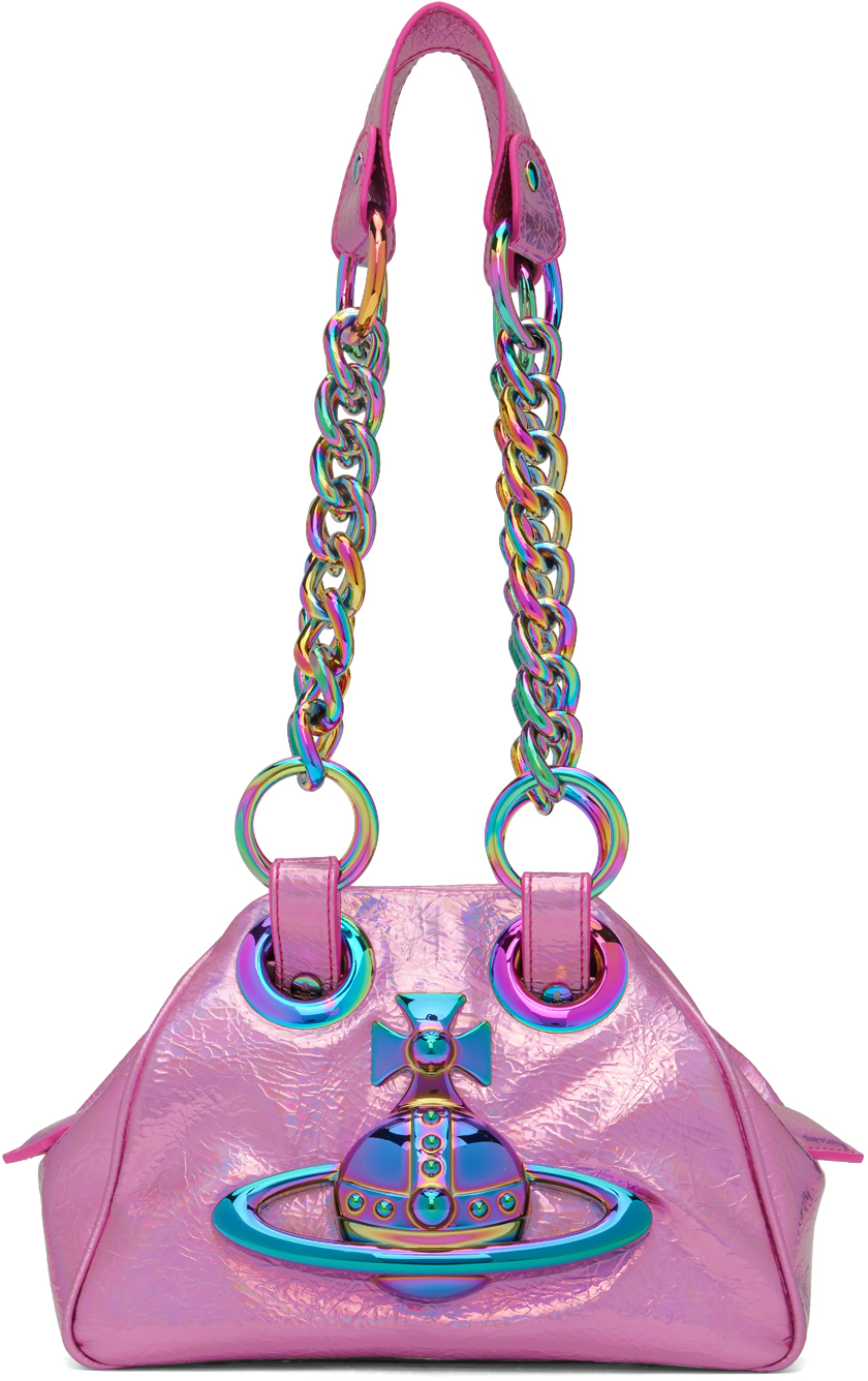 Vivienne Westwood Pink Archive Orb Bag In G401 Pink - 26% Off